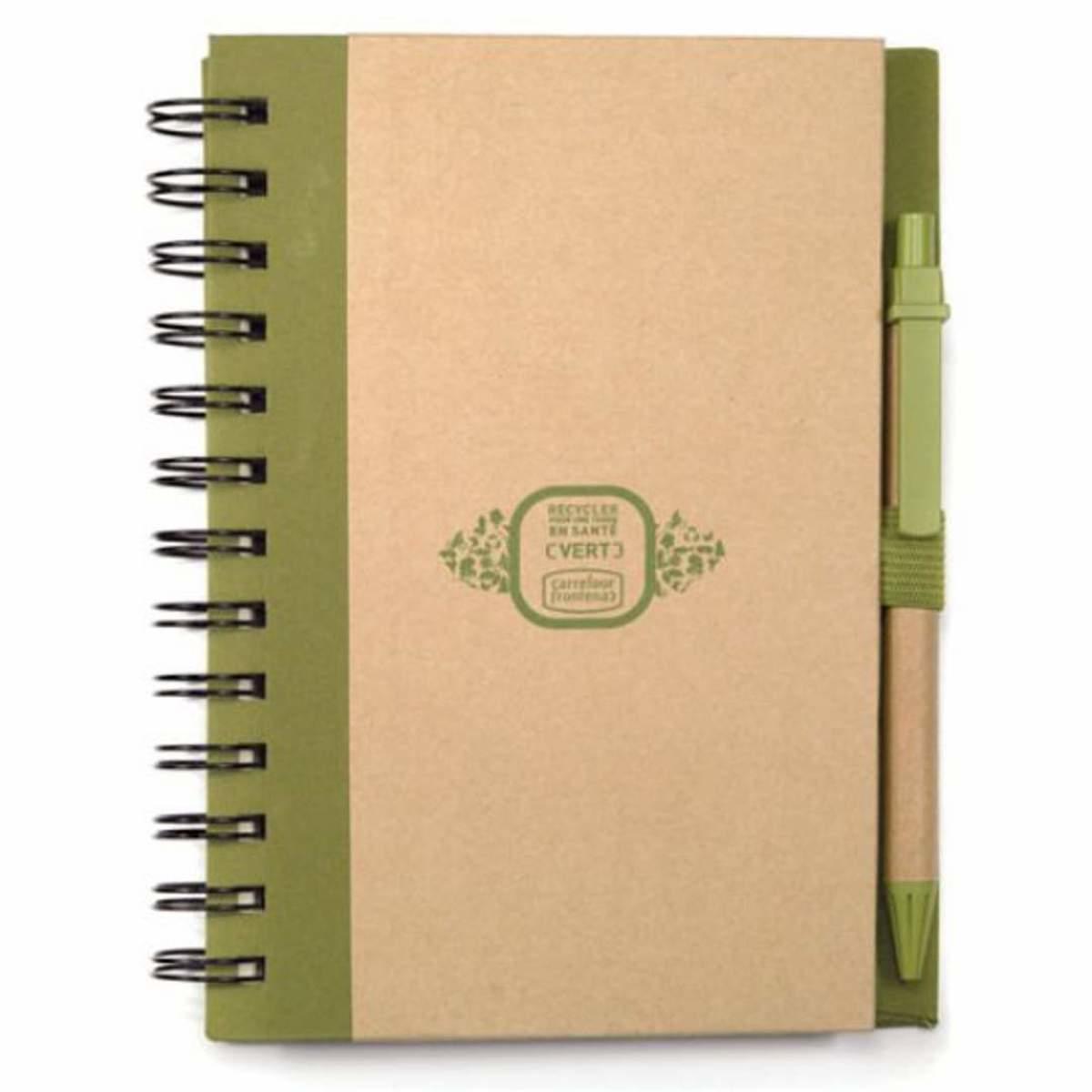 Promotional Spiral bound notebook & harvest pen Personalized With Your ...
